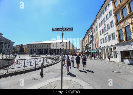 Max Joseph Platz Munich Stock Photo - Alamy