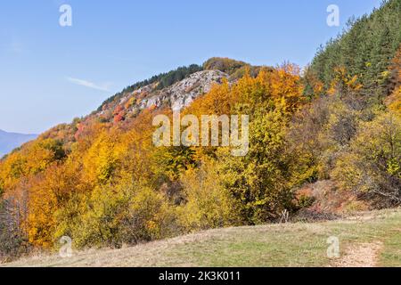 Amazing Autumn Landscape of Erul mountain, Pernik Region, Bulgaria ...