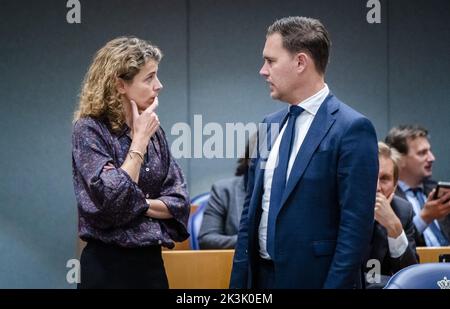 THE HAGUE - Eelco Heinen vvd in the House of Representatives during a ...