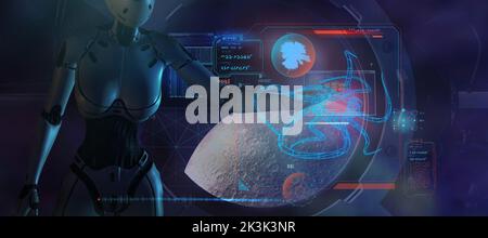 Bitcoin data hologram in the palm of your hand Stock Photo - Alamy