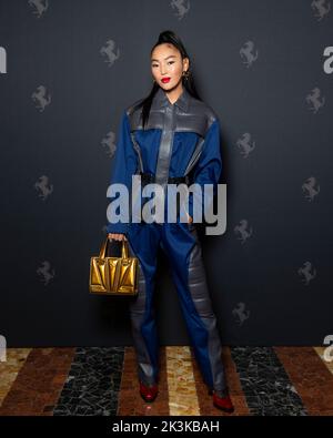 Korlan Madi Milan Fashion Week - Women F/W 22-23 Philosophy by Lorenzo ...