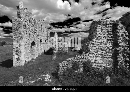 The ruins of Greyfriars Medieval Friary, Dunwich village, Suffolk ...