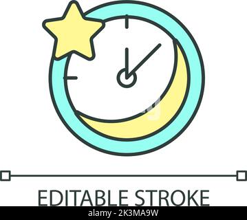 Nighttime RGB color icon Stock Vector Image & Art - Alamy