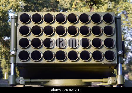 a military launcher at free open military exhibition Stock Photo - Alamy