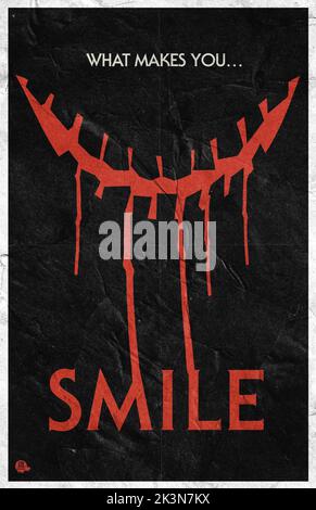 Smile Caitlin Stasey poster Stock Photo - Alamy