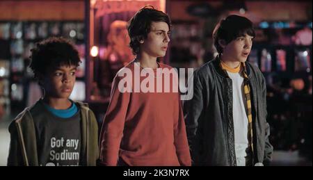 SPIRIT HALLOWEEN, from left: Jaiden J. Smith, Dylan Martin Frankel ...