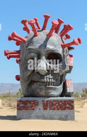 Liberty Sculpture Park outside Yermo, California, USA Stock Photo - Alamy
