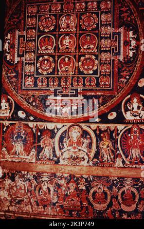 mandala at Alchi monastery, India, Ladakh Stock Photo - Alamy