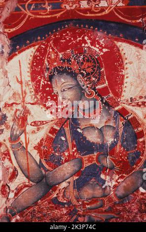 Sumtsek Temple, Alchi Monastery, Ladakh, Jammu and Kashmir, India Stock ...
