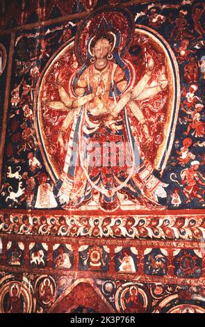 mandala at Alchi monastery, India, Ladakh Stock Photo - Alamy