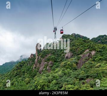 A view of Mount Sanqing, Shangrao, Jiangxi province, China Stock Photo ...