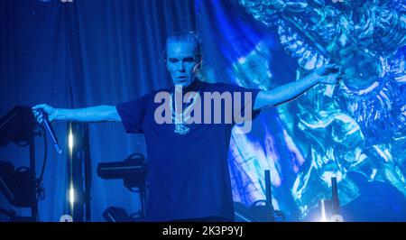 O2 Academy Edinburgh, UK. 27th Sep, 2022. Ian Brown, frontman with the ...