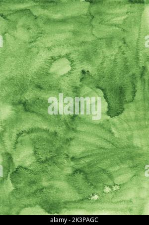 Watercolor old mustard green color background painting. Hand painted ...