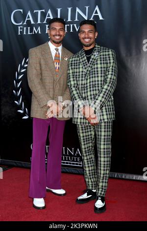 LOS ANGELES - SEP 24: Elijah Bell, Isaac Bell at the 2022 Catalina Film ...