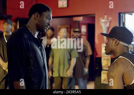 Adewale Akinnuoye Agbaje and Curtis "50 Cent" Jackson at the World Premiere of "Get Rich Or Die ...