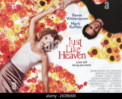 Mark Ruffalo & Reese Witherspoon Poster Film: Just Like Heaven (2005 ...