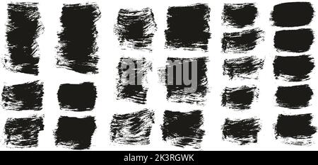 Flat Paint Brush Thick Short Background High Detail Abstract Vector ...