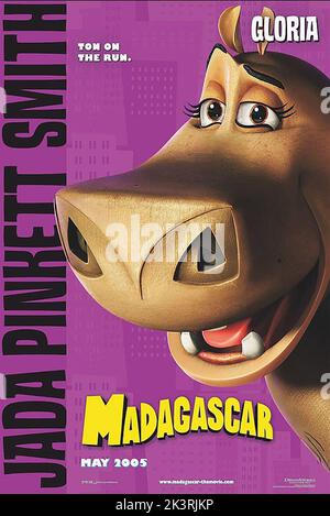 Film Still from "Madagascar" Gloria the Hippo, Melman the Giraffe ...