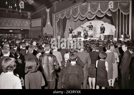 DAVE CLARK FIVE performing at the Tottenham Royal, London, in January ...