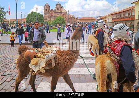 Peruvian Parade Held on May 6th, 2018 on Plaza de Armas Square in Cusco ...