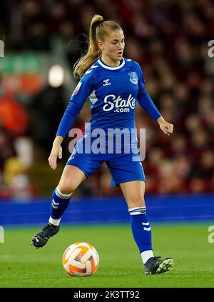 September 25, 2022, Liverpool, England, United Kingdom: The pitch at ...