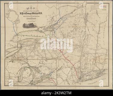 Cartographic, Maps. 1869. Lionel Pincus and Princess Firyal Map ...