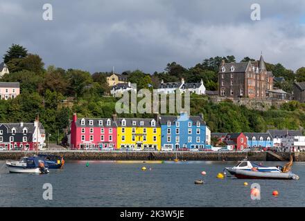 14 September 2022. Tobermory, Isle of Mull, Scotland. This is the very ...
