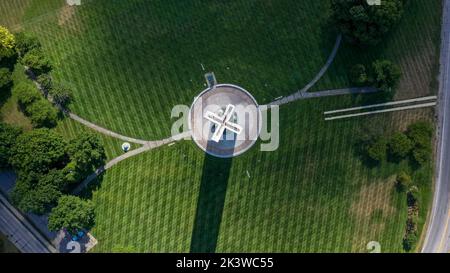 The Clock Tower at Carillon Historical Park, Museum in Dayton, Ohio ...