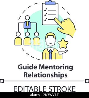 circle of relationships icon color illustration Stock Vector Image ...