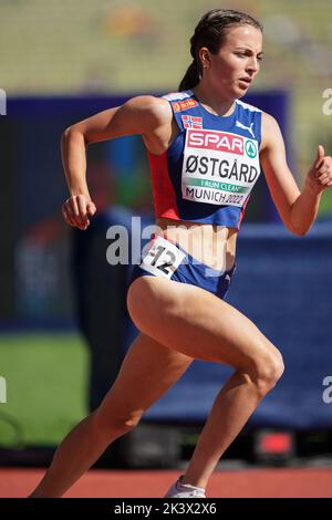 Ingeborg Østgård participating in the 1500 meters of the European ...
