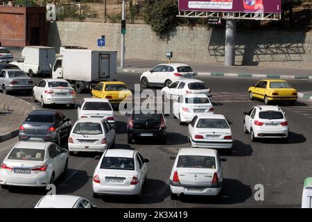 Tehran, Tehran, Iran. 28th Sep, 2022. Iranian women walk in a street ...
