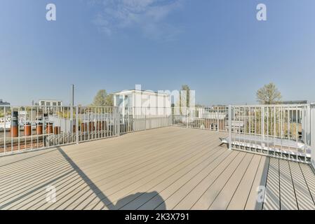 Open plan studio apartment with triangle shaped roof and construction ...