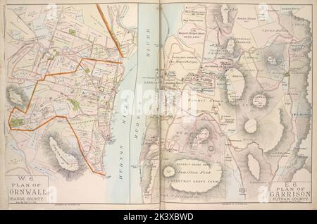 Plan of Cornwall Orange County. Cartographic. Atlases, Maps. 1891 ...