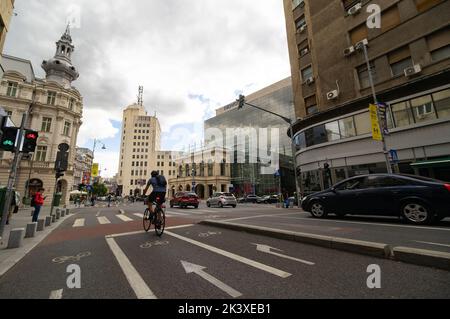Bucharest, Romania - September 21, 2022: Wide view of the beautiful ...