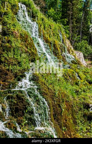 Waterfalls; The Hanging Garden; Liard River Hot Springs; Liard River ...