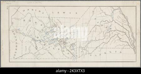 Map of the tracts, patents and land grants of northern New York ...