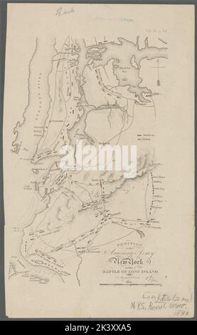 Battle of Long Island Cartographic. Maps. 1881. Lionel Pincus and ...