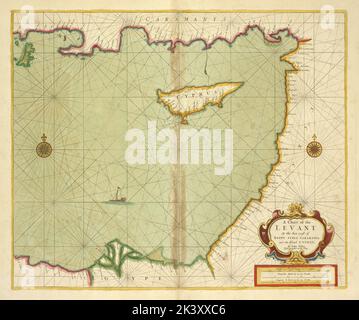 Nautical Chart of the Mediterranean Sea Stock Photo - Alamy