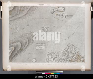 Plan topographique des ruines de Thèbes Prisse d'Avennes, 1807-1879 ...