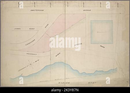 Plan of High Bridge Park, showing the Established Bulkhead Line on ...