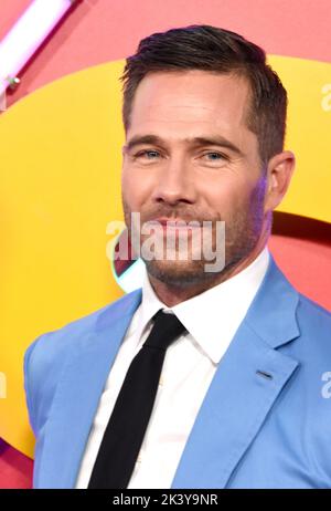 Luke Macfarlane attends the premiere of Universal Pictures's "Bros" at ...