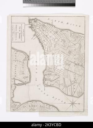 Plan of the city of New York Cartographic. Maps. 1796. Lionel Pincus ...