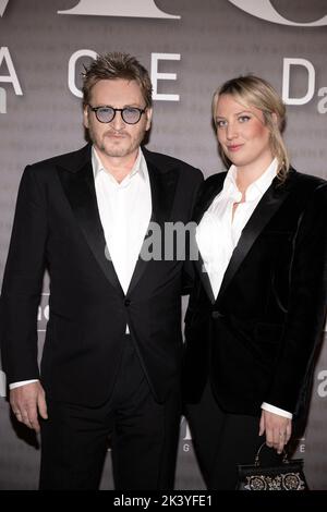 Benoit Magimel and his wife Margot Pelletier attend the Simone, Le ...
