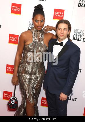 Actress Laverne Cox attends the New York City Ballet Fall Fashion Gala ...