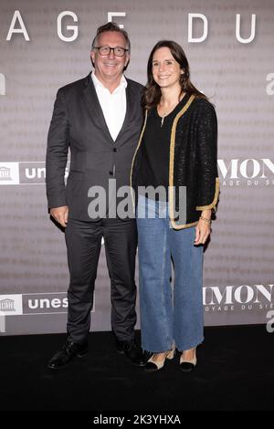 Bruno Pavlovsky and his wife Nathalie Franson attend the Simone, Le ...