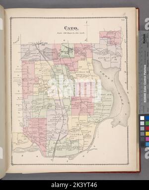 Cayuga County. Cartographic. Atlases, Maps. 1838. Lionel Pincus and ...