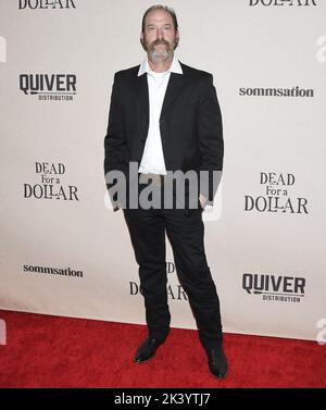 Scott Peat arrives at the DEAD FOR A DOLLAR Premiere held at the DGA in ...