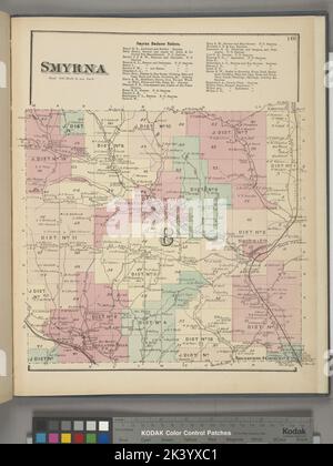 Chenango County. Cartographic. Atlases, Maps. 1838. Lionel Pincus and ...
