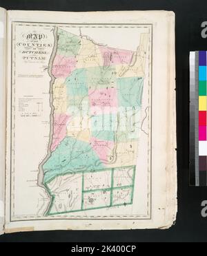 Map of the counties of Dutchess and Putnam 1829 - 1839. Cartographic ...