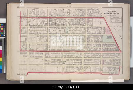 Plate O Cartographic. Atlases, Maps. 1876. Lionel Pincus and Princess ...